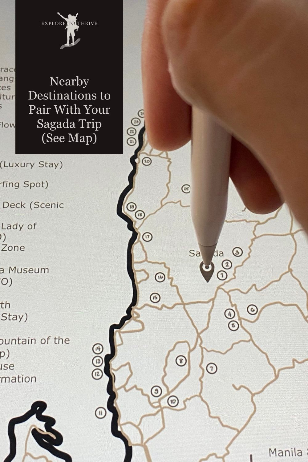 Map of Northern Luzon: Must-See Tourist Spots Near Sagada