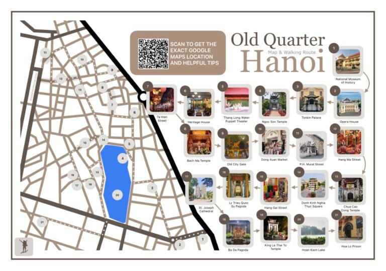 Hanoi Old Quarter Map: Must-See Spots and Walking Route
